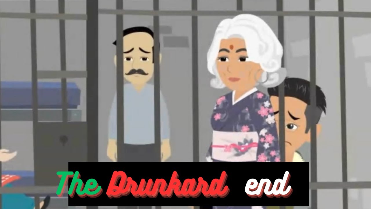 The Drunkard Last Part | English story | English story with subtitles | Improve English - YouTube