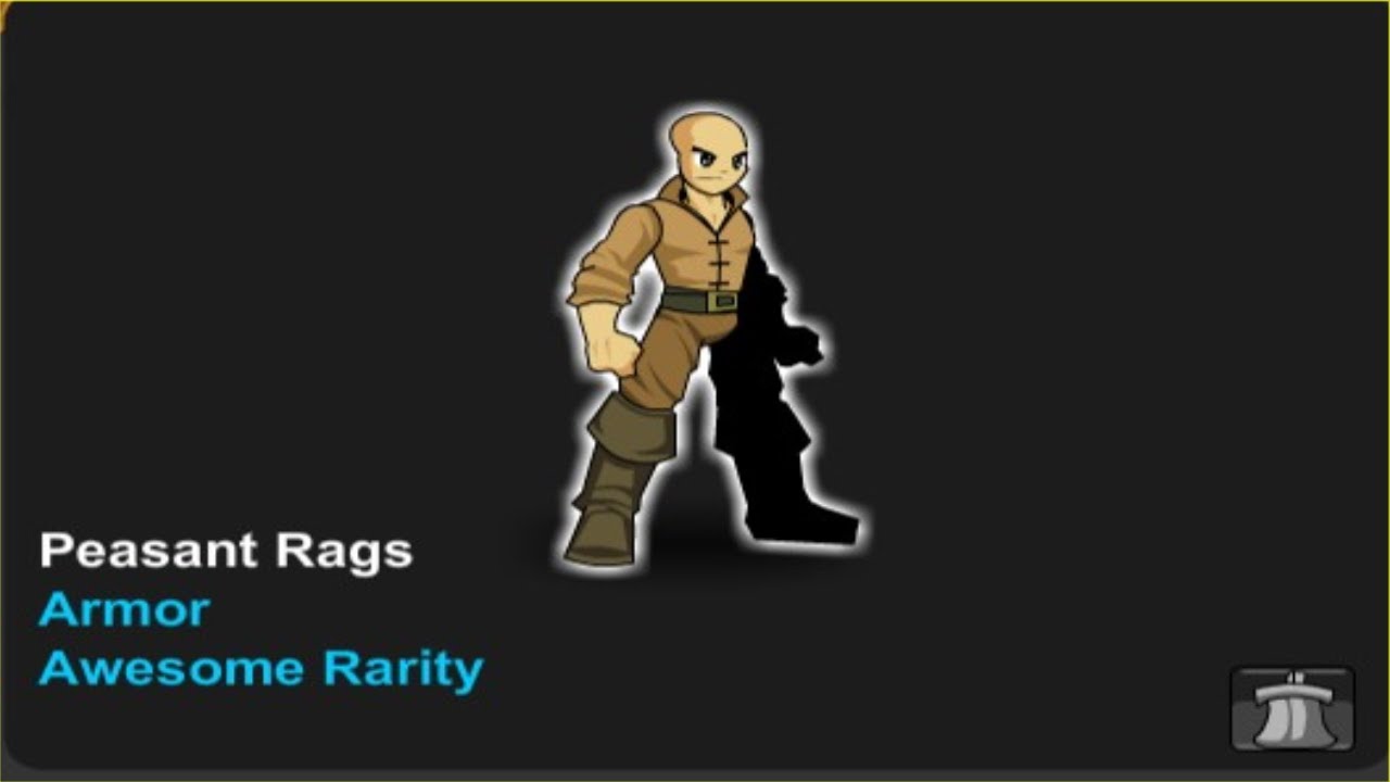 AQW | How To Get Peasant Rags Armor (2$) - YouTube