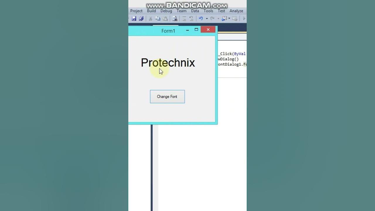 How to use FontDialog in VB.Net - YouTube