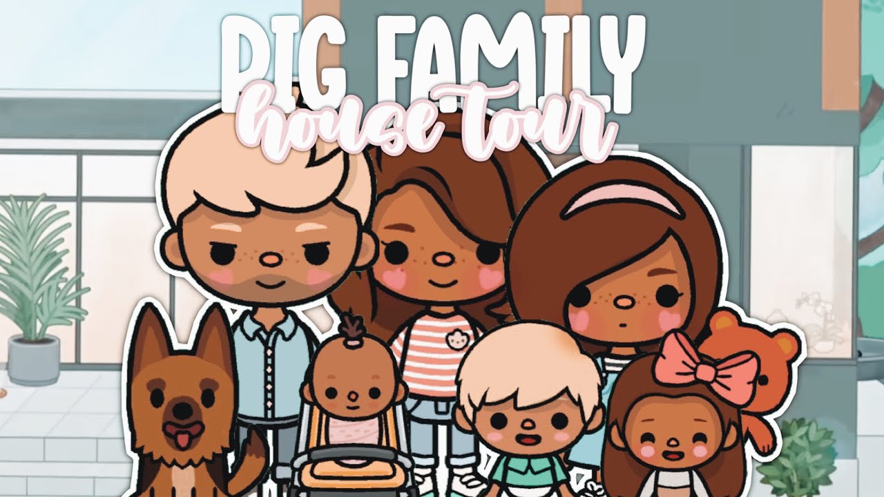 MODERN MANSION Big Family HOUSE TOUR! 🏡 || With Voices 🔊 || Toca Life ...