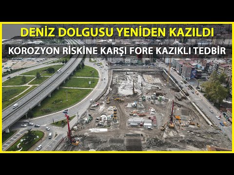 Rize’de Tarihi Dönüşüm; Yeni Yapılar Kazıklarla Sabitlenecek