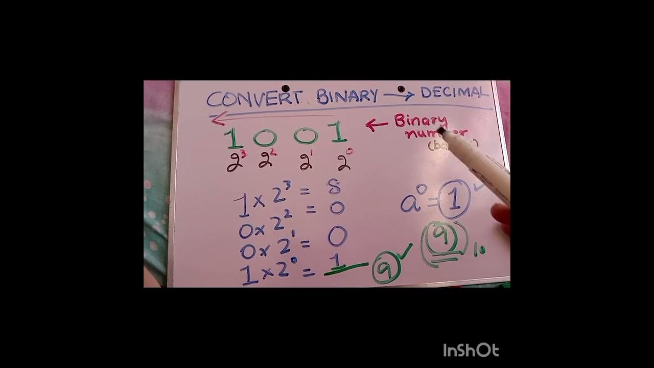 CONVERSION OF BINARY ,OCTAL, HEXADECIMAL SYSTEM INTO DECIMAL NUMBER SYSTEM - YouTube