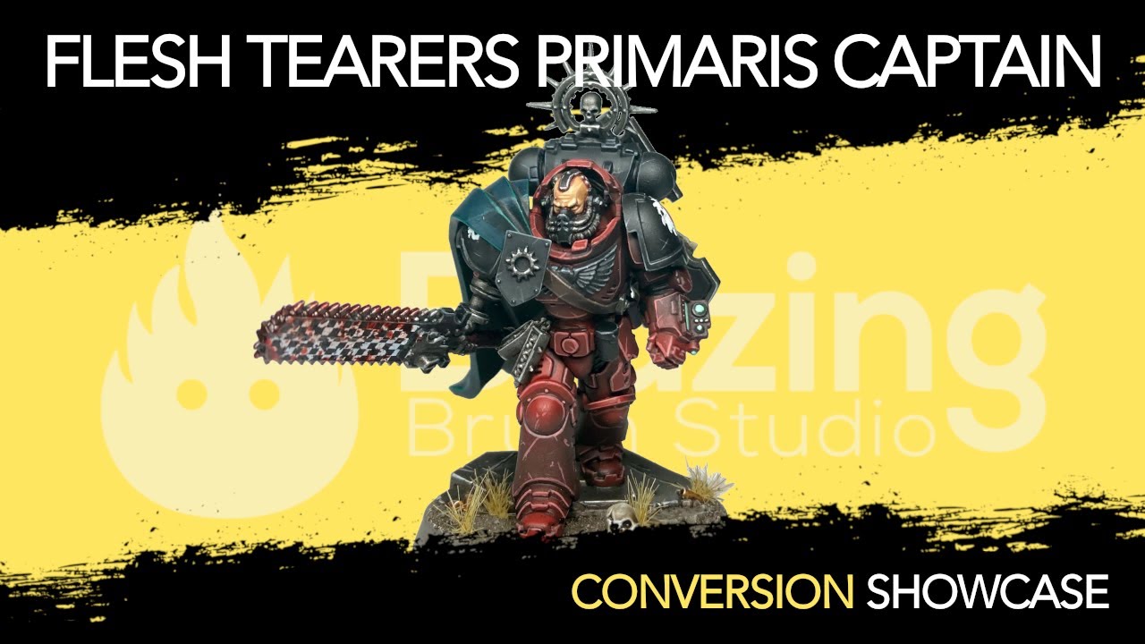 Flesh Tearers Primaris Captain | Warhammer 40k | Space Marines ...
