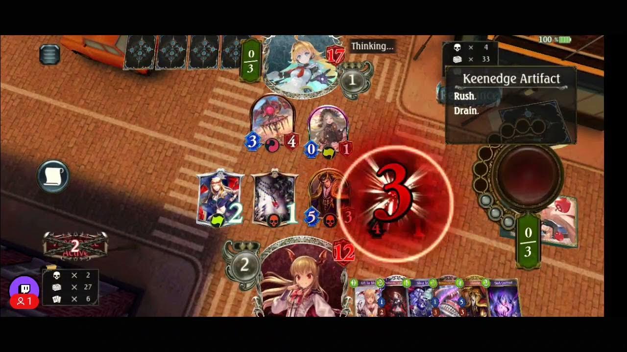 (Masters Unlimited) Wrath Blood vs Artifact Portal 3 [Shadowverse/Order Shift] - YouTube