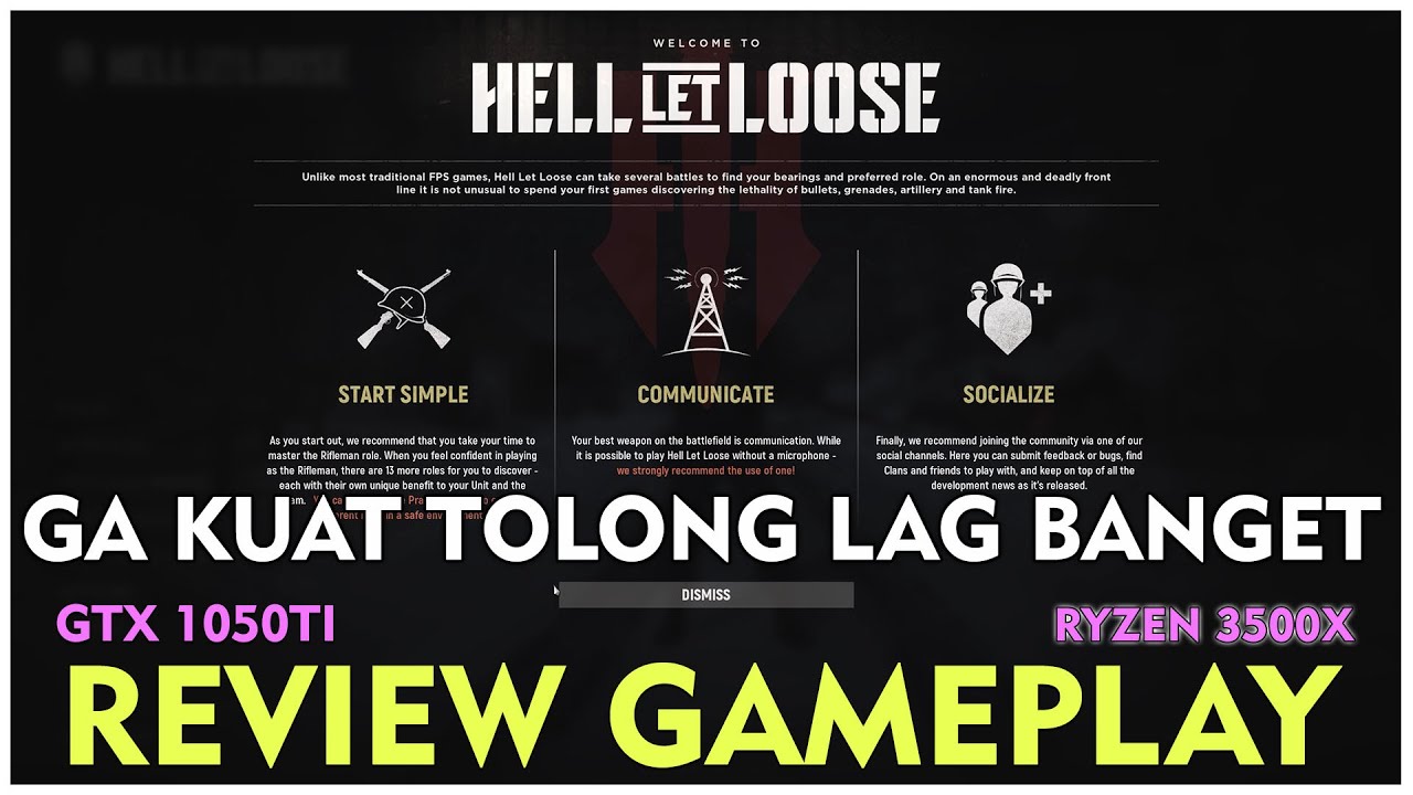 Hell Let Loose GTX 1050 TI Test Gaming - YouTube