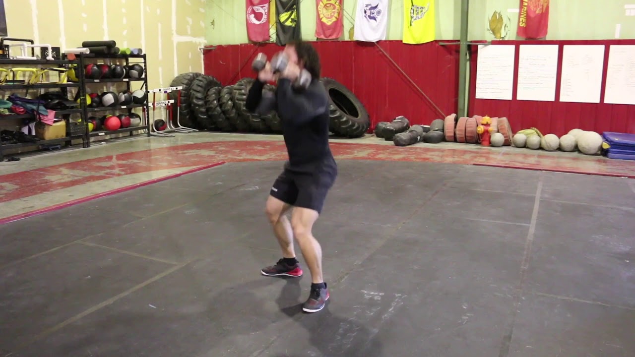 Front Squat Rack Position, Dual DB - YouTube