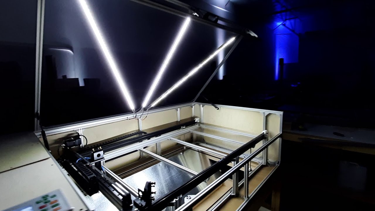 Current Progress of the 2nd DIY Further Fabrication Laser Cutter - YouTube