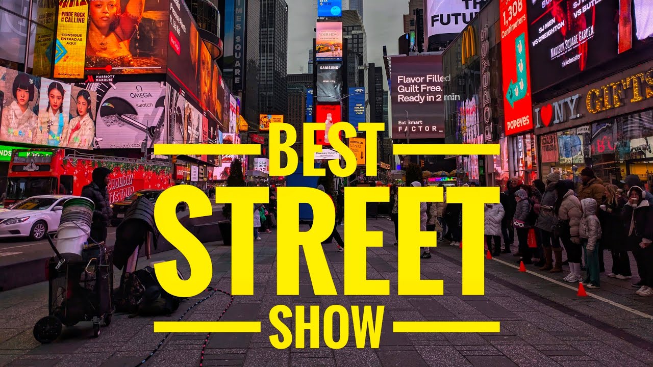 Times Square Best street show - YouTube