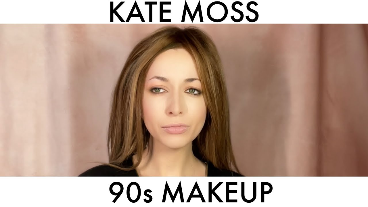 90s Supermodel Makeup Tutorial - Kate Moss Edition - YouTube