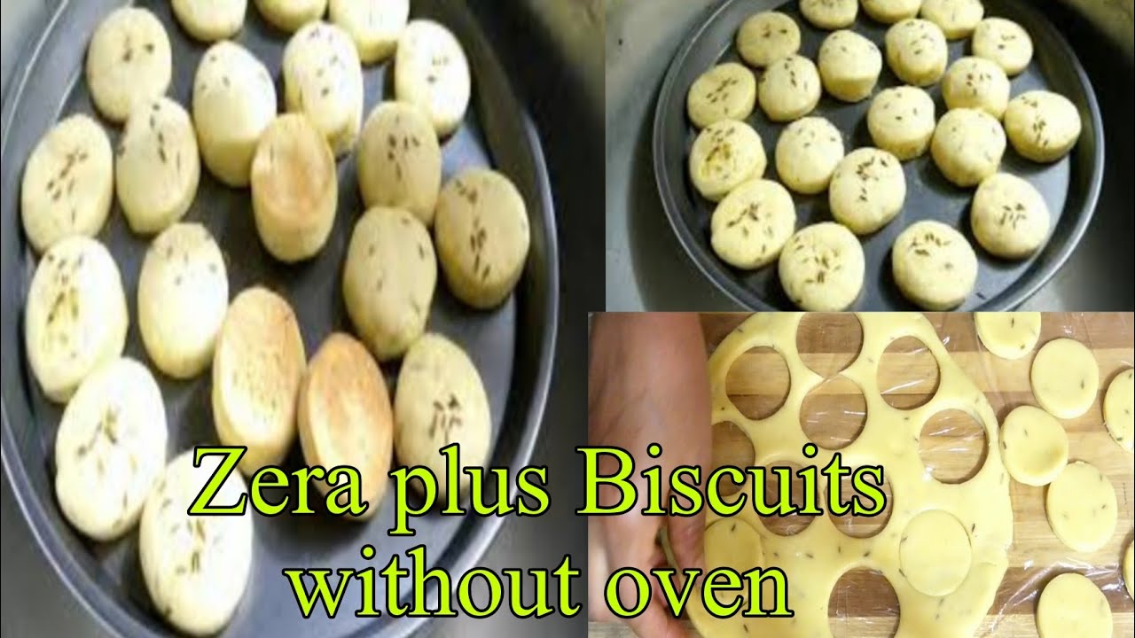 How to prepare zeera plus Biscuits without oven! butter biscuits!zeera ...