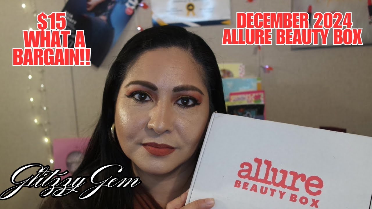 December 2024 Allure Beauty Box Unboxing! - YouTube