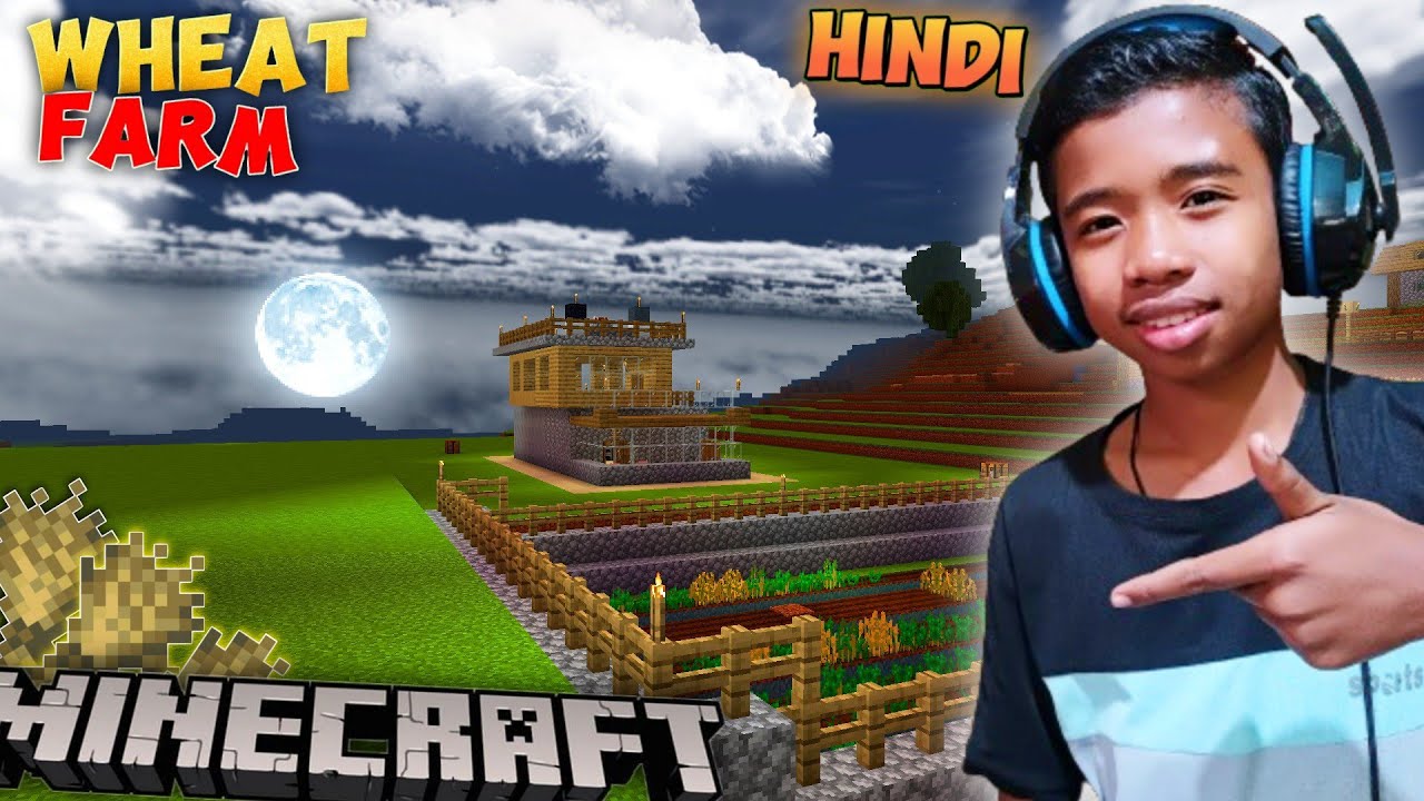 Minecraft Survival Series building farm in hindi #9 #minecraft # ...