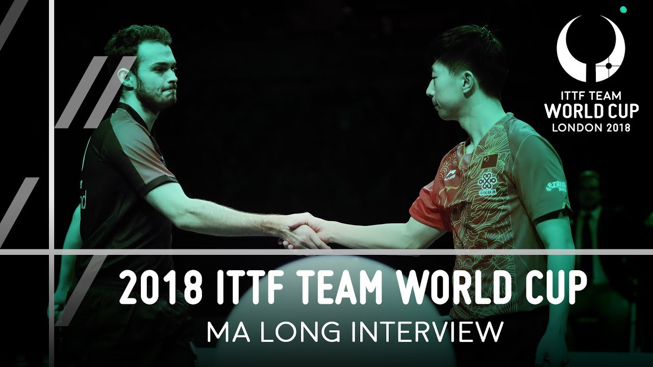 2018 ITTF Team World Cup I Ma Long Interview - YouTube