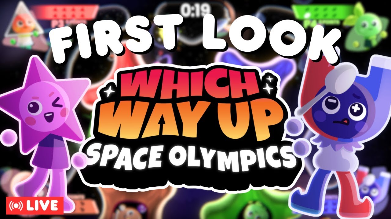 🔴 Party Platformer Game Which Way Up: Galaxy Games | FIRST LOOK - YouTube