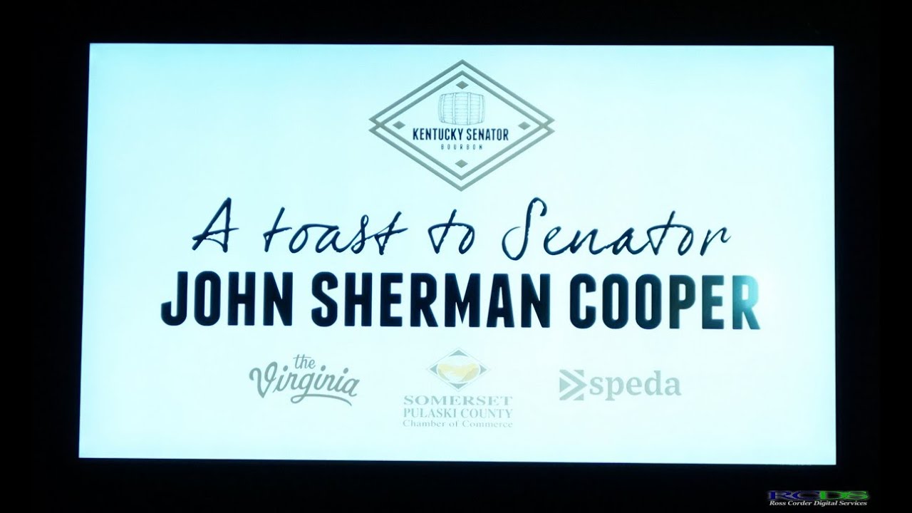 A toast to Senator John Sherman Cooper video 2023 - YouTube