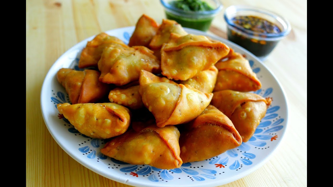 MINI SAMOSA || आलू मटर के मिनी समोसे - Ravinder's HomeCooking - YouTube