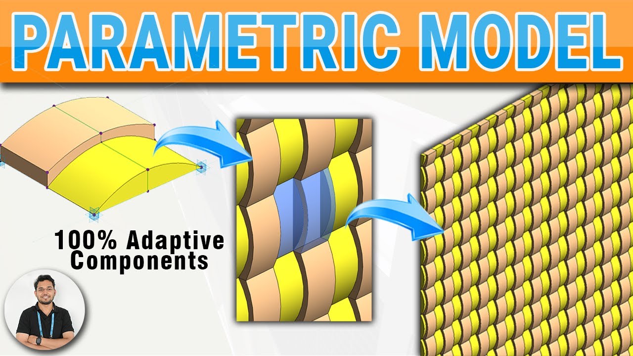 Parametric modeling in Revit | Adaptive family in revit - YouTube