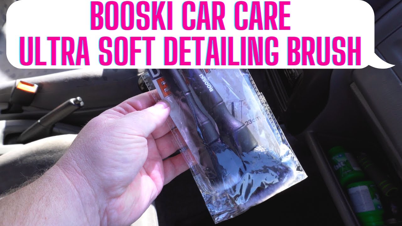 Booski Car Care Ultra Soft Detailing Brush (ecset) teszt - YouTube