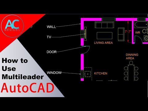 Multileader in AutoCAD | AutoCAD Tips and Tricks - YouTube