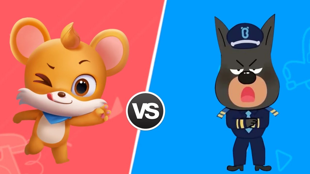 Safety Sheriff Labrador Cartoon Video #43 Koala Officer Doberman Dog ...