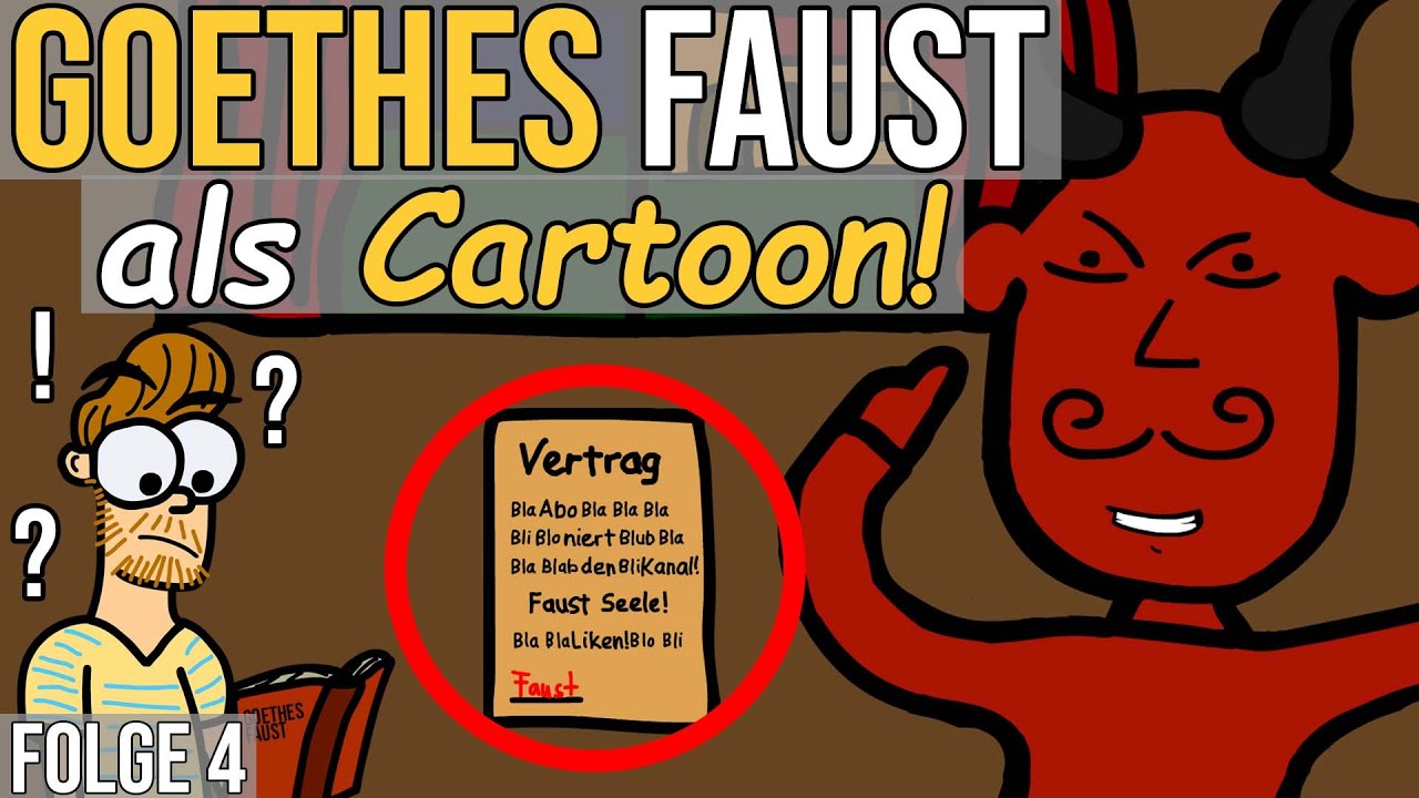 Teufelspakt! Studierzimmer 2 | Goethes Faust als Cartoon | Folge 4 ...