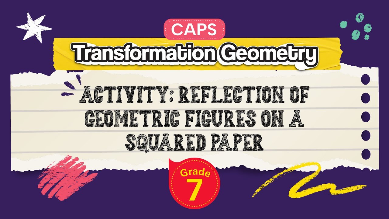 Activity: Reflection of Geometric Figures on a Squared Paper - YouTube