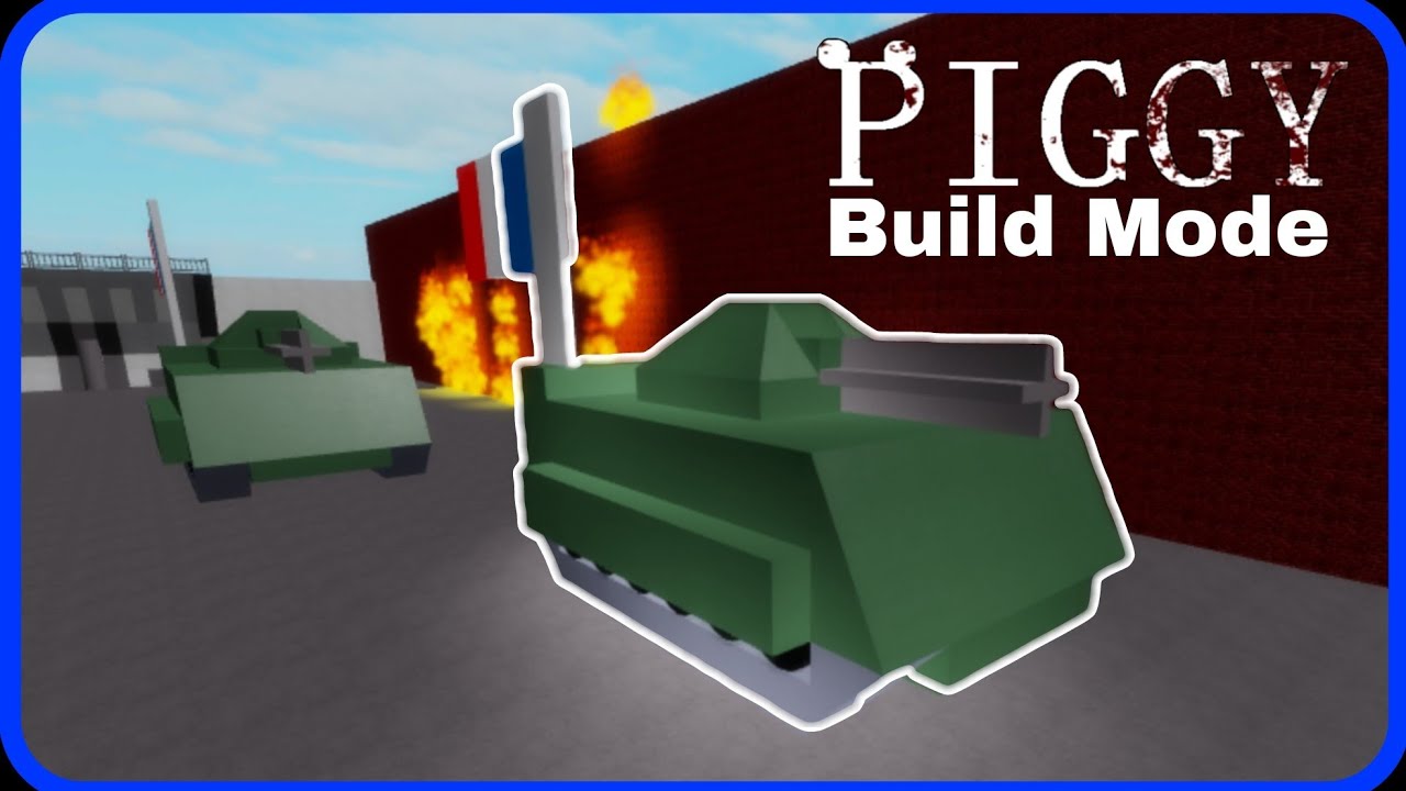 How to make a WW2 tank in Piggy Build Mode | World War 2 tank| - YouTube