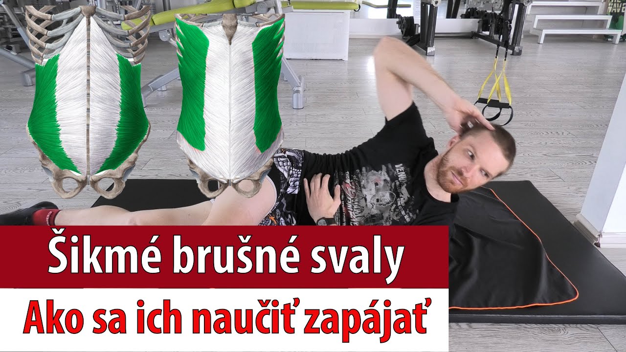 Šikmé brušné svaly | Ako sa ich naučiť zapájať - YouTube