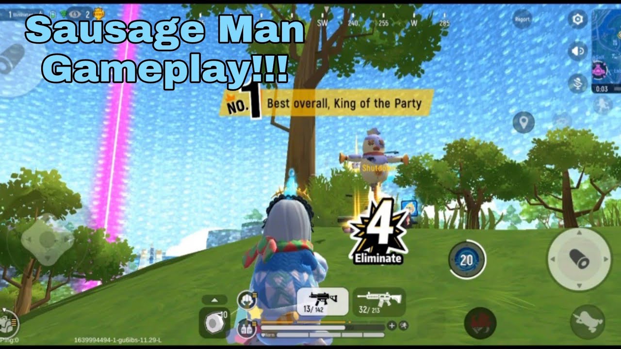 Sausage Man Gameplay|Good Game Enemy so Strong!!! - YouTube