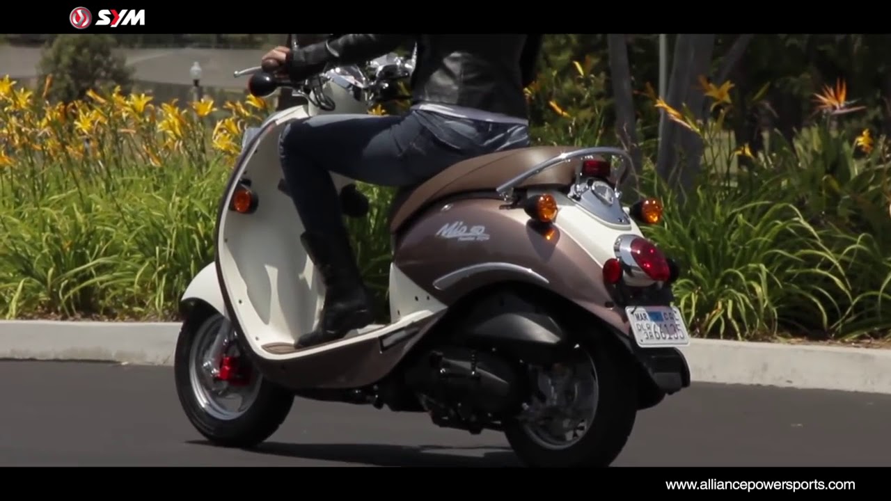 Official SYM Mio 50 Scooter Video Distributed by AlliancePowersports ...