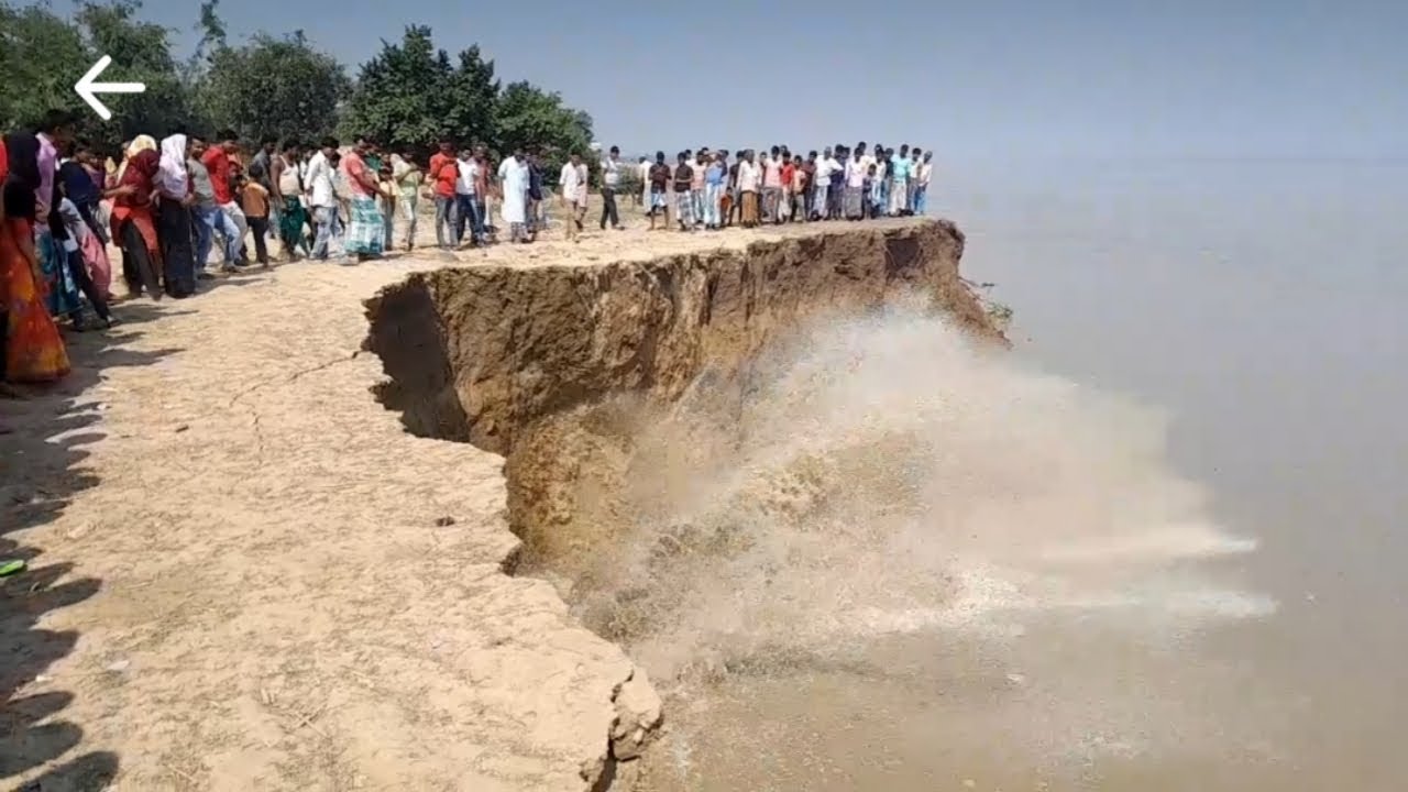 The terrible destruction of the Ganges began Everything is going down ...