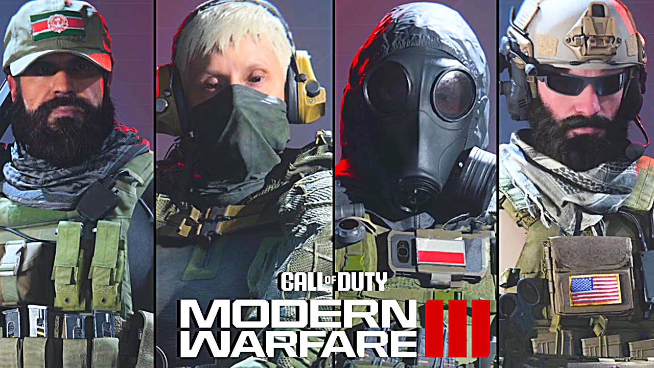 Modern Warfare III - ALL Operators Voicelines & Menu Animations - YouTube