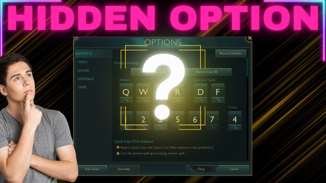 Control Settings make you climb Ranks faster in League of legends | LoL ...