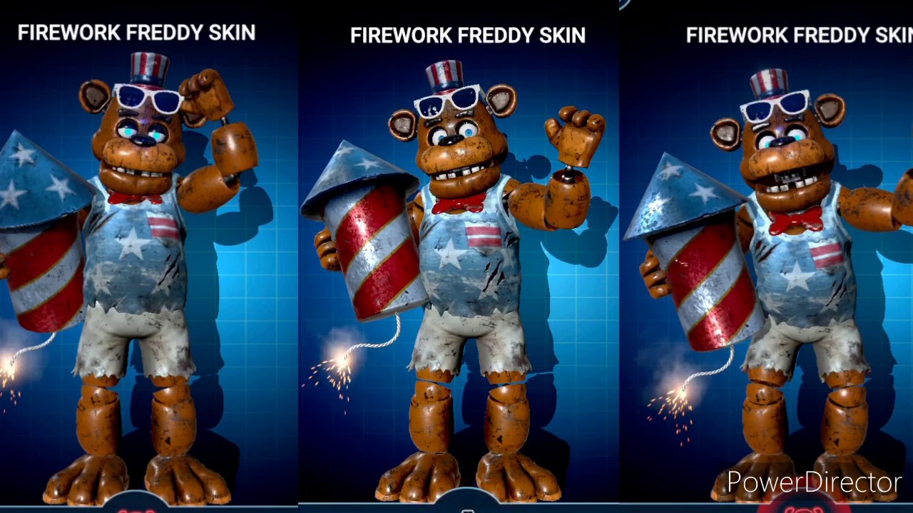 Full Firework Freddy skin animations!! Animação completa Firework ...
