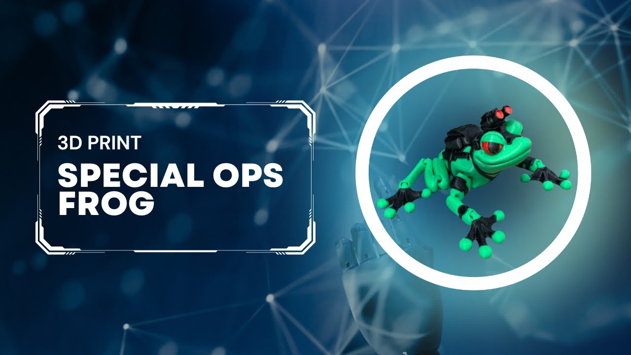 3D Printing Special Ops Frog Come To Life In Incredible Art - YouTube