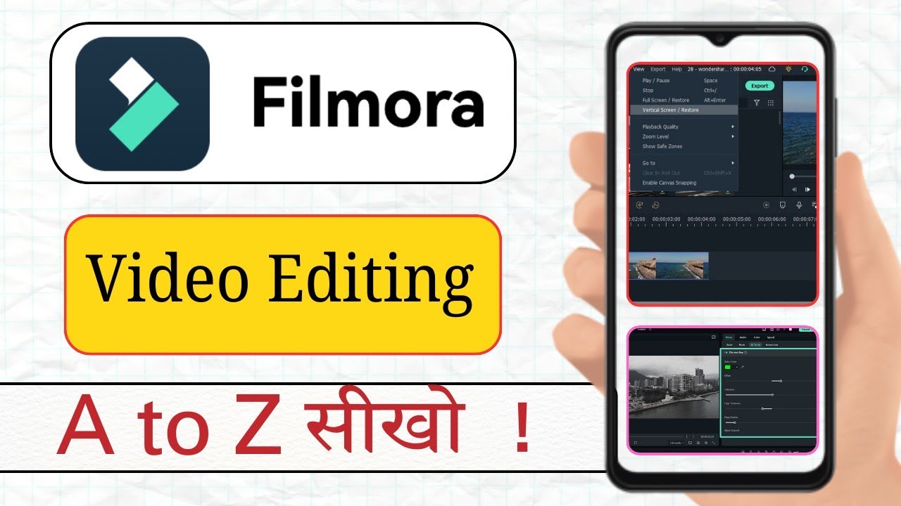 Filmora Full Video Editing Tutorial | Mobile Video Editing Tutorial ...