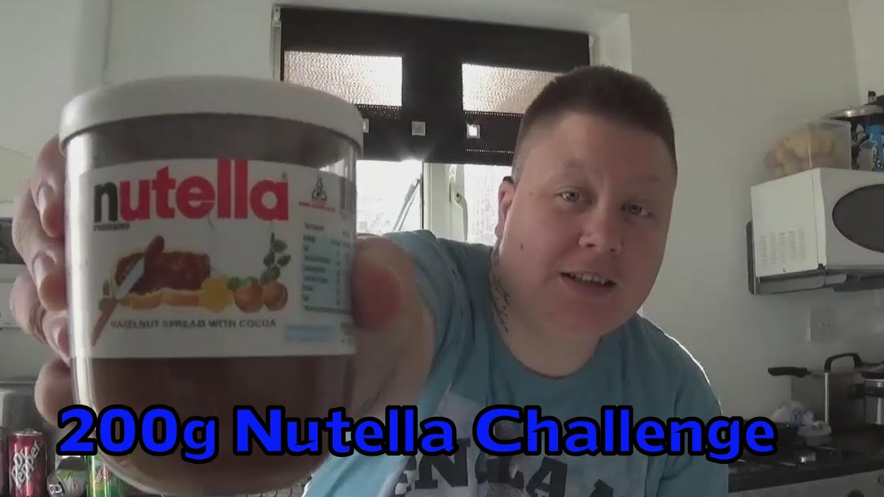200g Nutella Challenge | Supermadhouse83 - YouTube