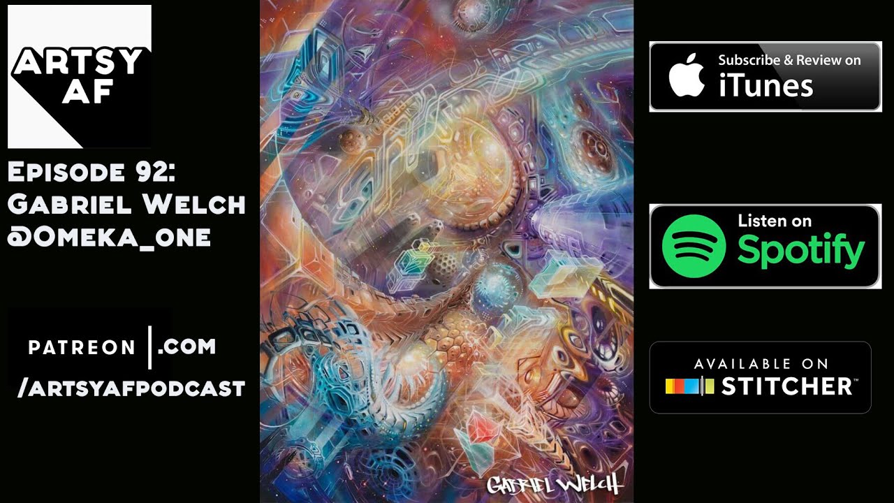 Artsy AF Episode 92: Gabriel Welch (@Omeka_one) - YouTube