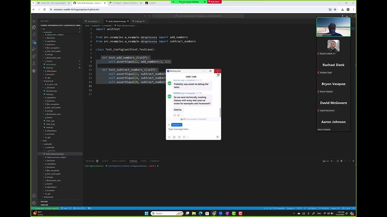 071024 Cosc Python Object Oriented Class Attributes And Public Functionmethod Youtube