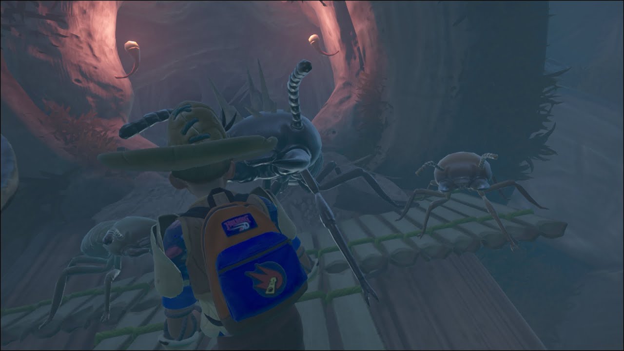 Grounded ep11 I ventured into the termite den and it is scary - YouTube