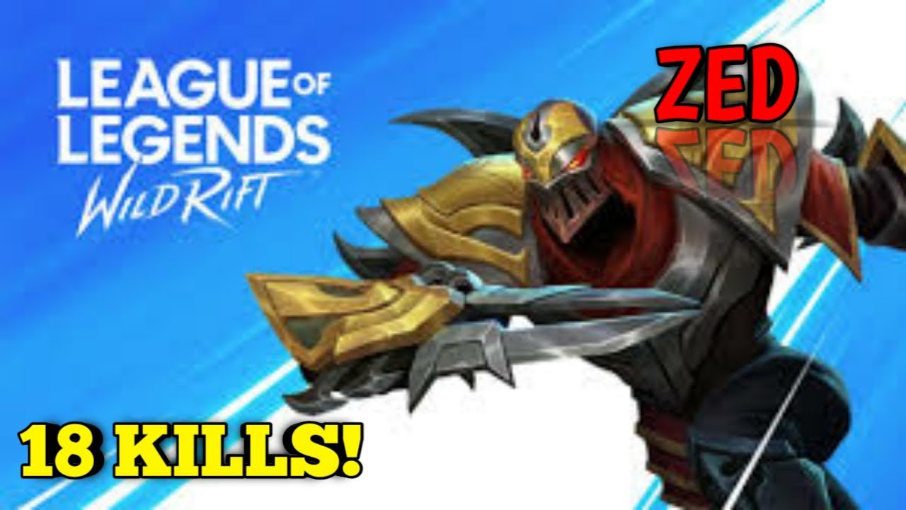 ZED Gameplay | League of Legends : Wild Rift - YouTube