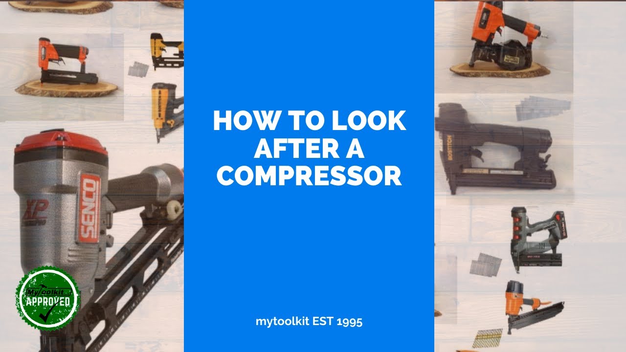 How to Look After a Compressor - YouTube