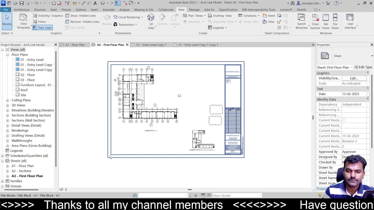 Title Block Family in Revit - YouTube