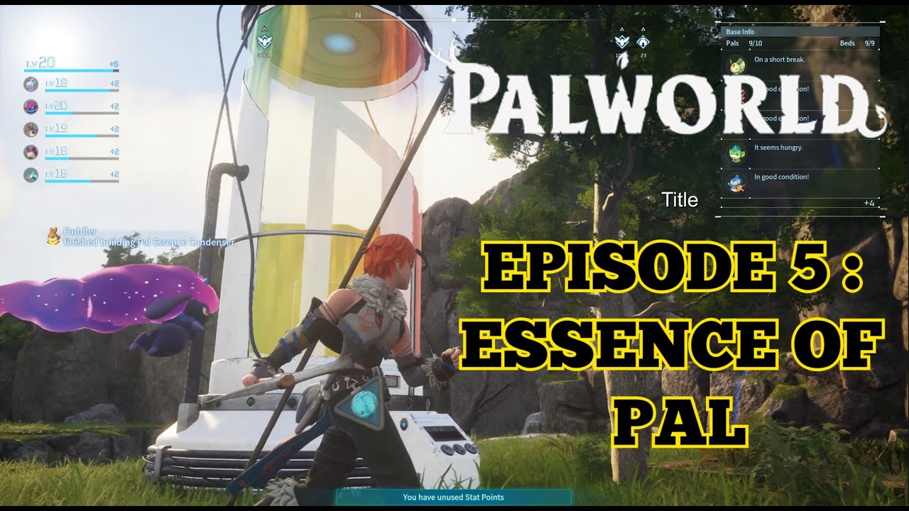 Using the Palworld Essence machine to improve my pals - Palworld ...