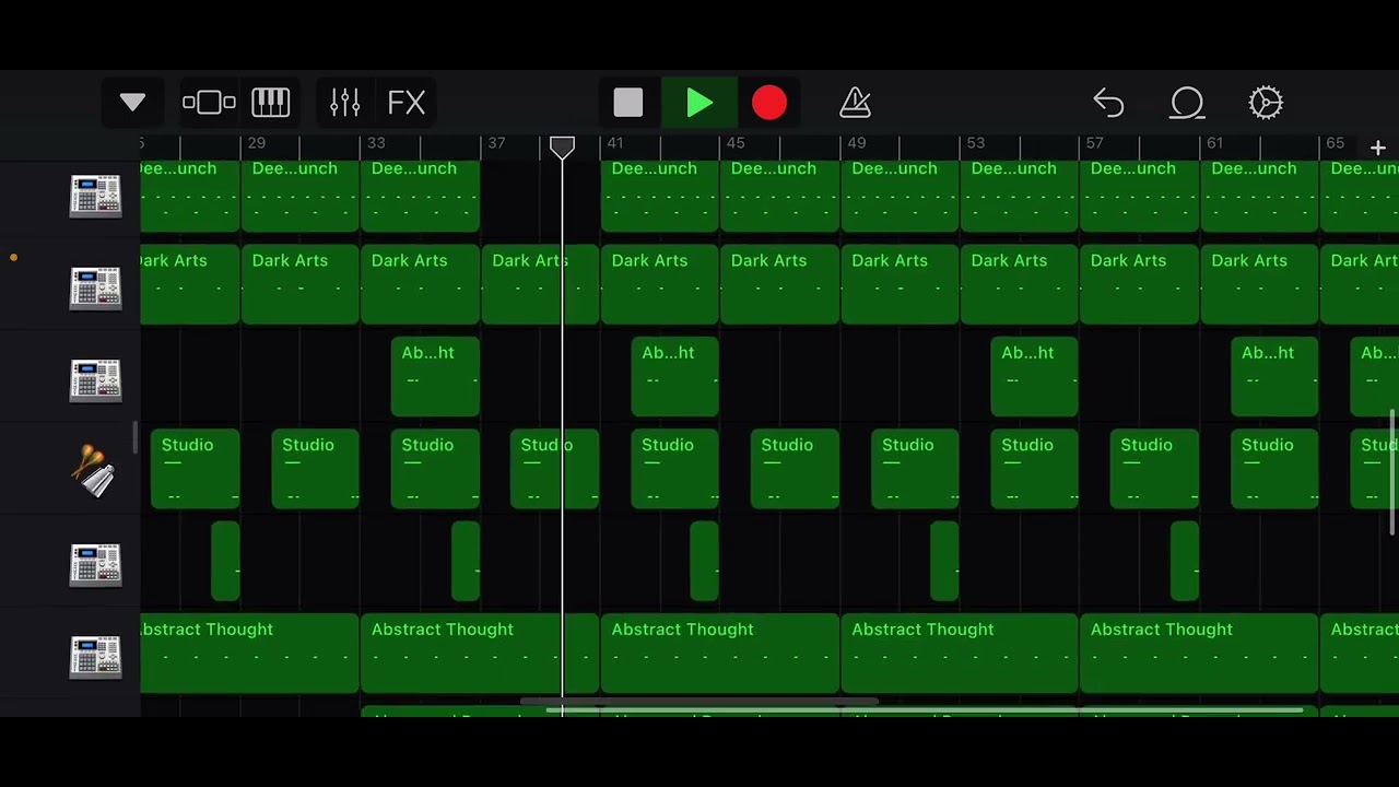 GarageBand beat #iphone #beats #music #instrumental #people - YouTube