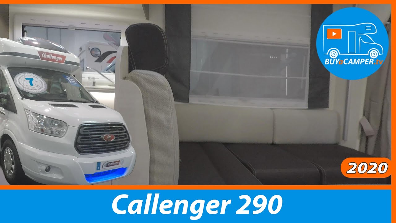 6.7m motorhome tour | Challenger 290 | low profile with xl fold-down ...