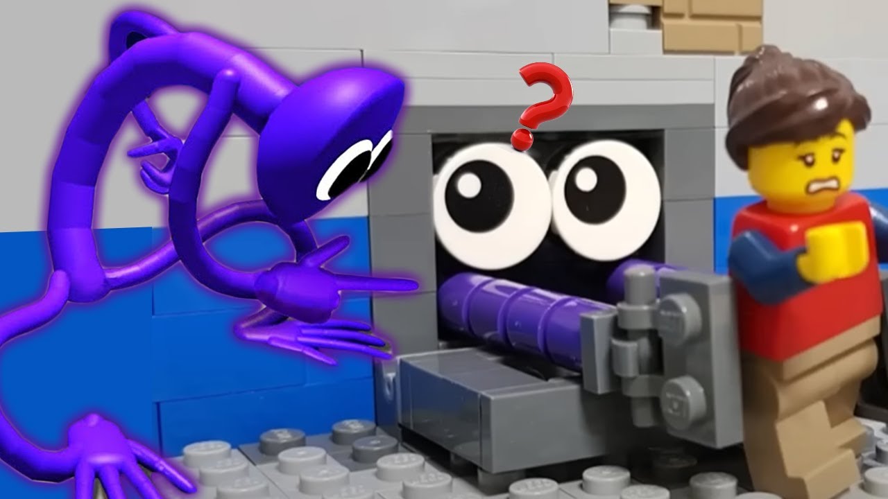 MONSTRO ROXO dos Rainbow Friends em Lego - YouTube