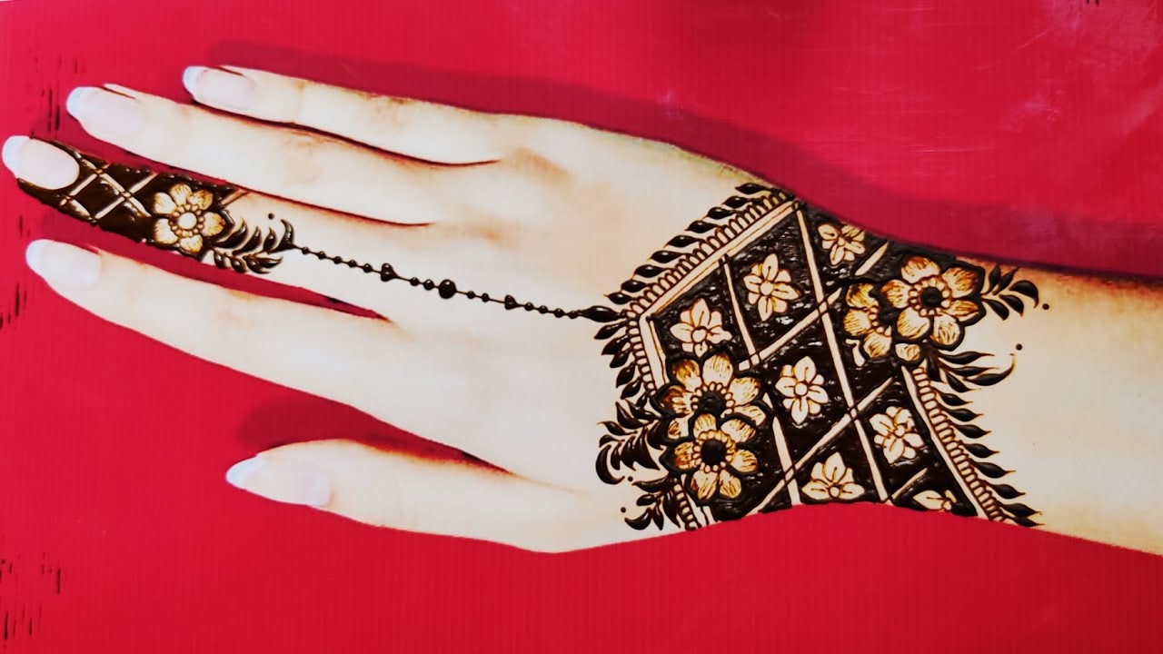 latest mehandi design// chhalla design// hennasticrozi 🌿🌷 - YouTube