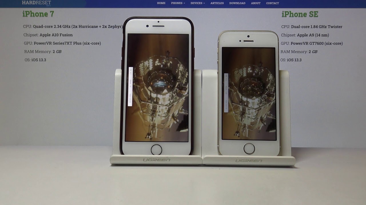 3DMark Benchmark on iPhone 7 & iPhone SE – Compare Performance - YouTube