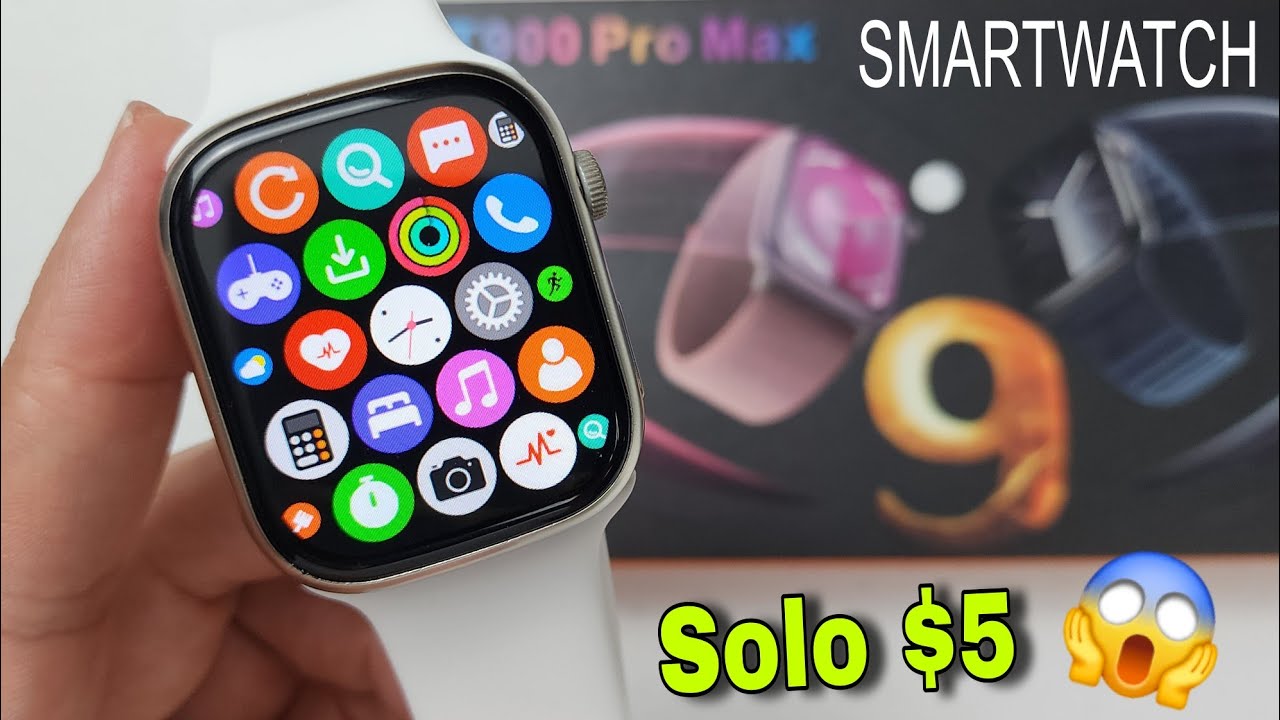 T900 PRO MAX - SERIE 9 POR SOLO $5 ? 🤔 - YouTube